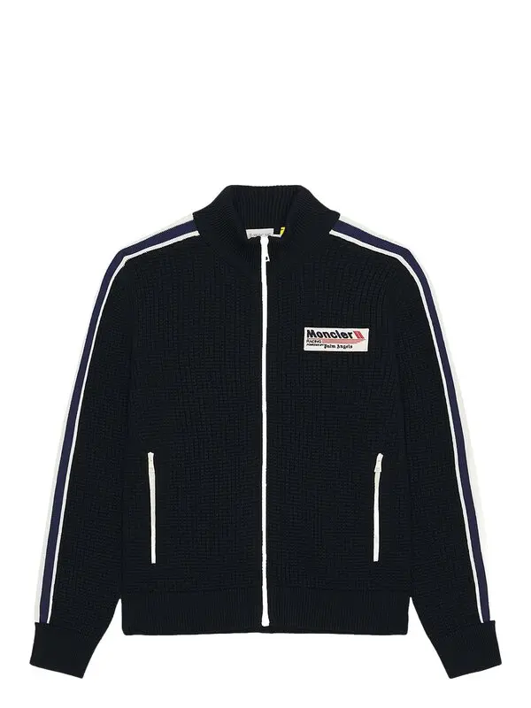 Moncler X Palm Angels Zip-up Cardigan - Blue