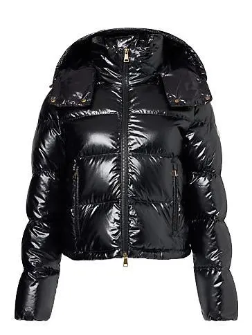 Moncler Niveole Hooded Quilted Shell-down Jacket - Black