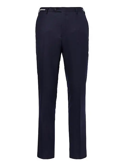 Corneliani Tailored Wool Trousers - Navy