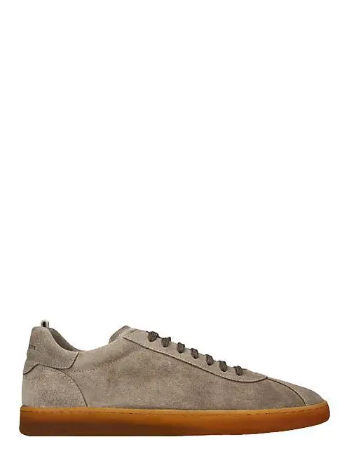 Officine Creative Halo Suede Lace-up Sneakers - Taupe