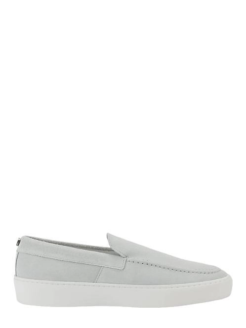 Steve Madden Suede Loafers With Contrast Midsole - White
