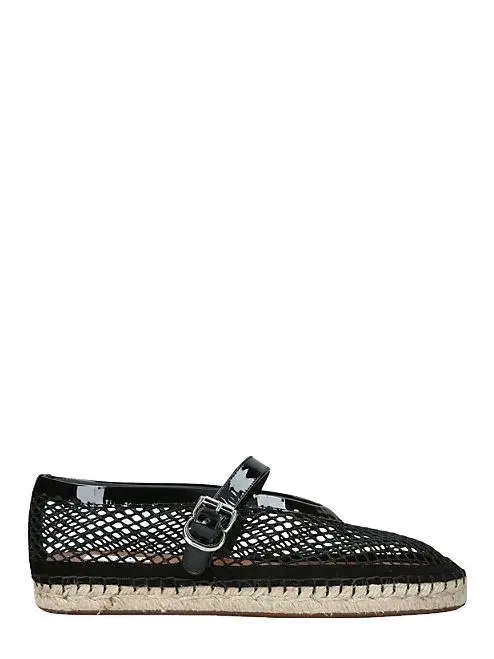 Alaïa Azzedine Fishnet Espadrilles - Black