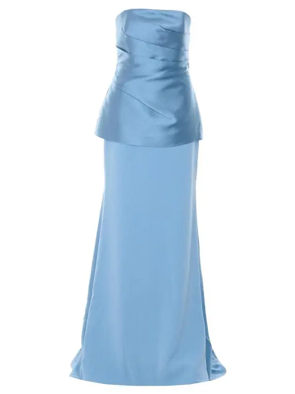 Solace London Alia Maxi Dress - Blue