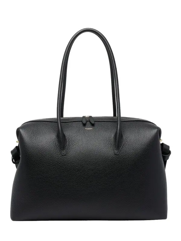 Yuzefi Large Brioche Duffle Shoulder Bag - Black