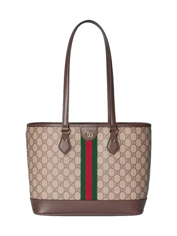 Gucci Ophidia Medium Tote Bag - Brown