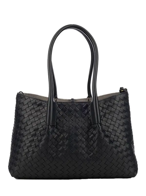 Bottega Veneta Woven Leather Shopper Bag - Multicolor