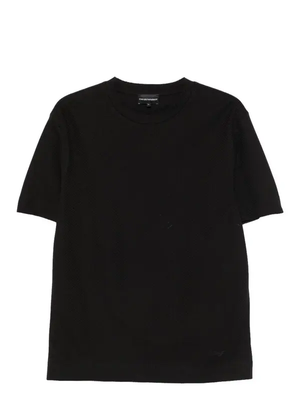 Emporio Armani Cotton T-shirt - Black