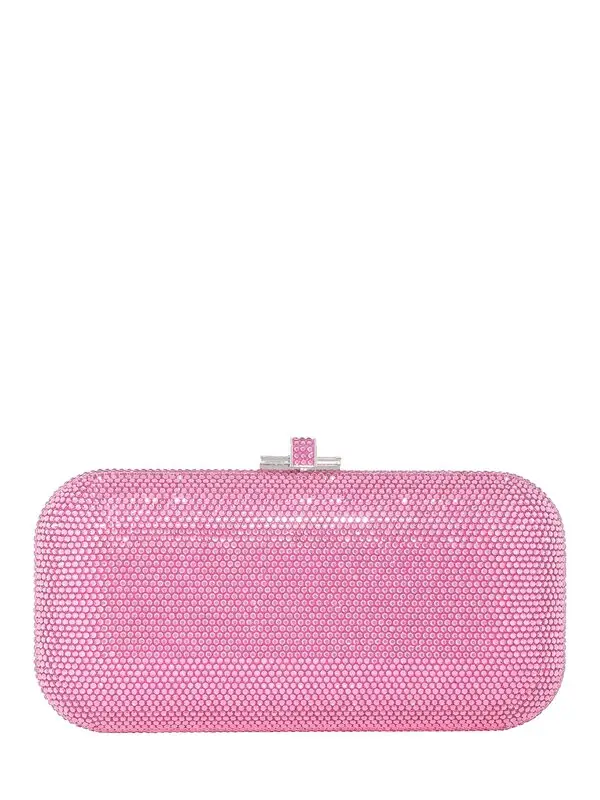 Judith Leiber Crystal Embellished Evening Bag - Pink