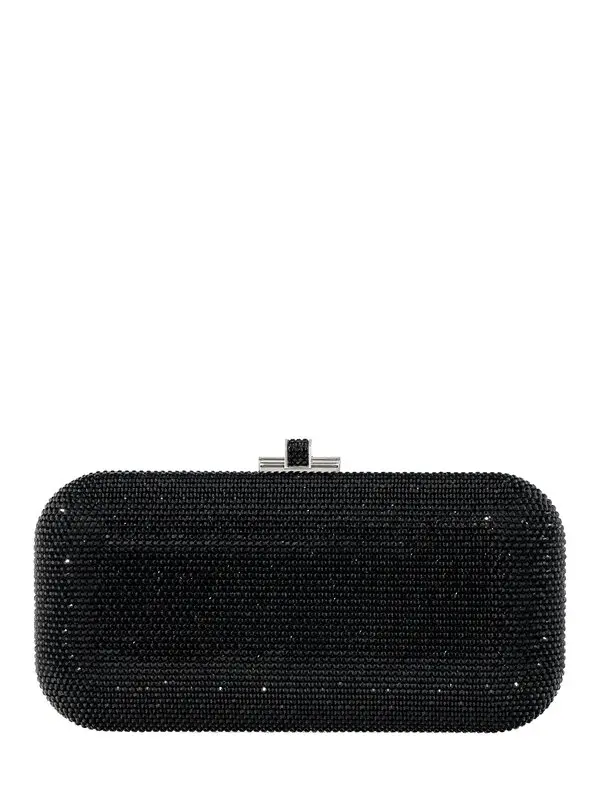 Judith Leiber Crystal Embellished Evening Bag - Black