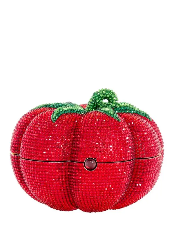 Judith Leiber Crystal Tomato Clutch - Red