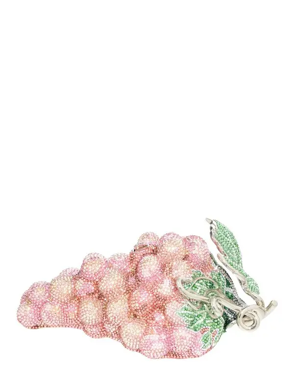 Judith Leiber Grapes Koshu Crystal Handbag - Pink