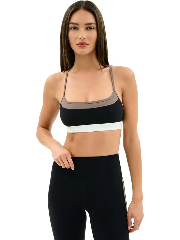 Splits59 Scottie Airweight Bra - Black/lentil