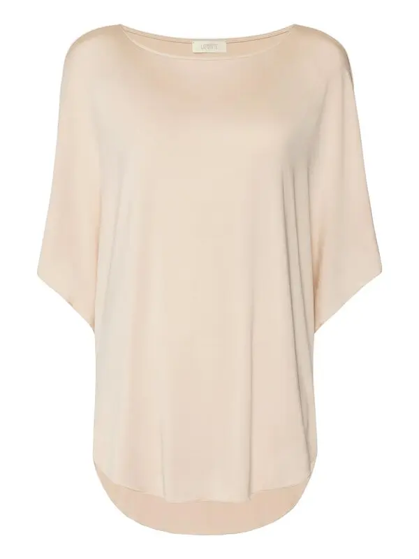 Lapointe Jersey Tunic Top - Ecru