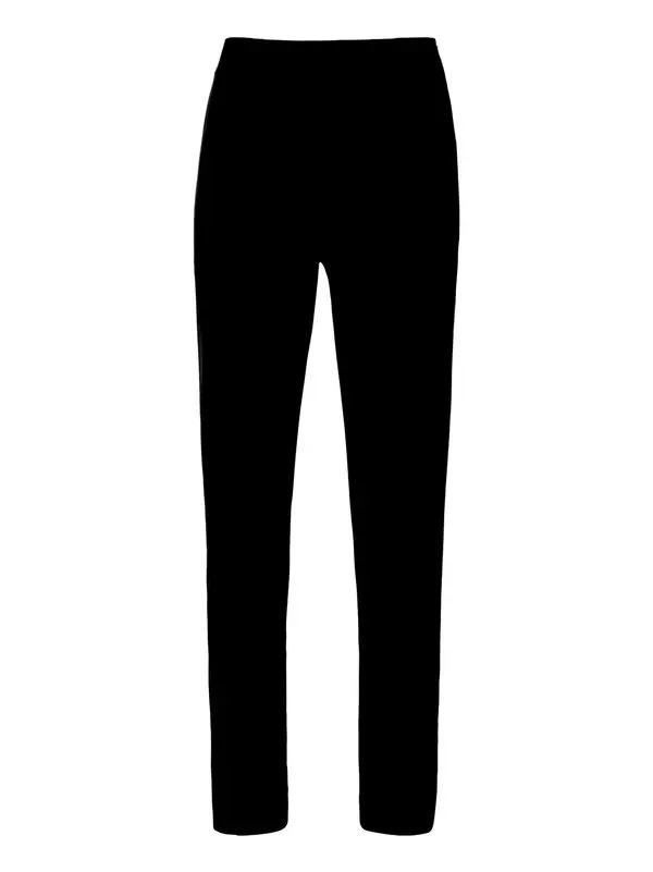 Lapointe Stretch Scuba Fitted Pintuck Pant - Black