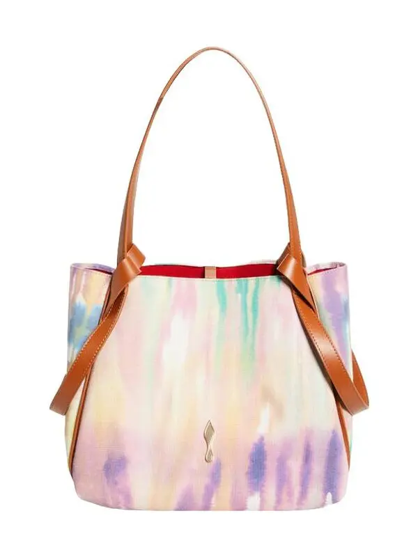 CHRISTIAN LOUBOUTIN Small Bettina Tote - M862 Multi/cuoio