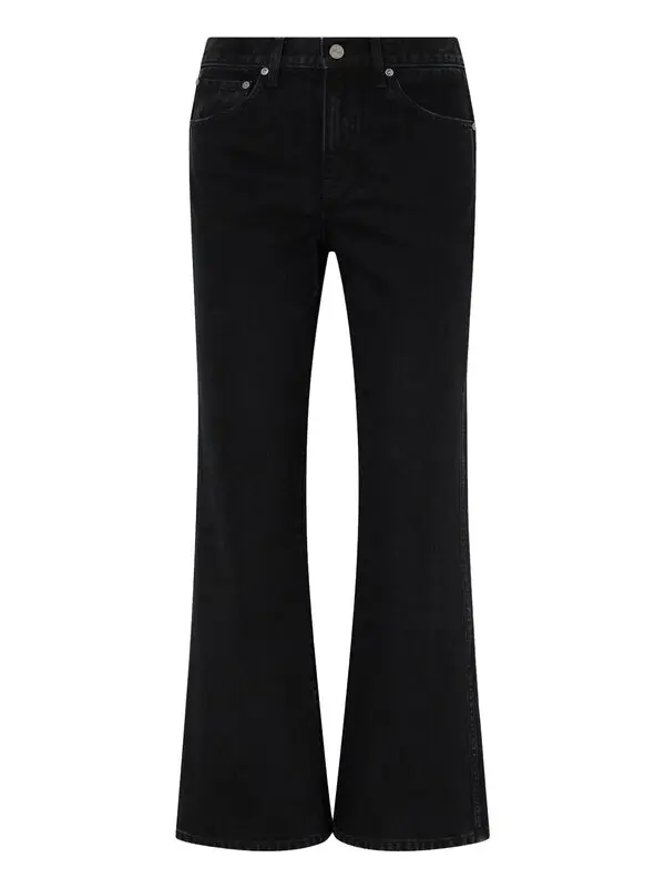 Khaite Clara Flared Jeans - Black