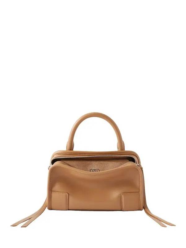 Loewe Amazona 180 Mini Leather Shoulder Bag - Neutrals