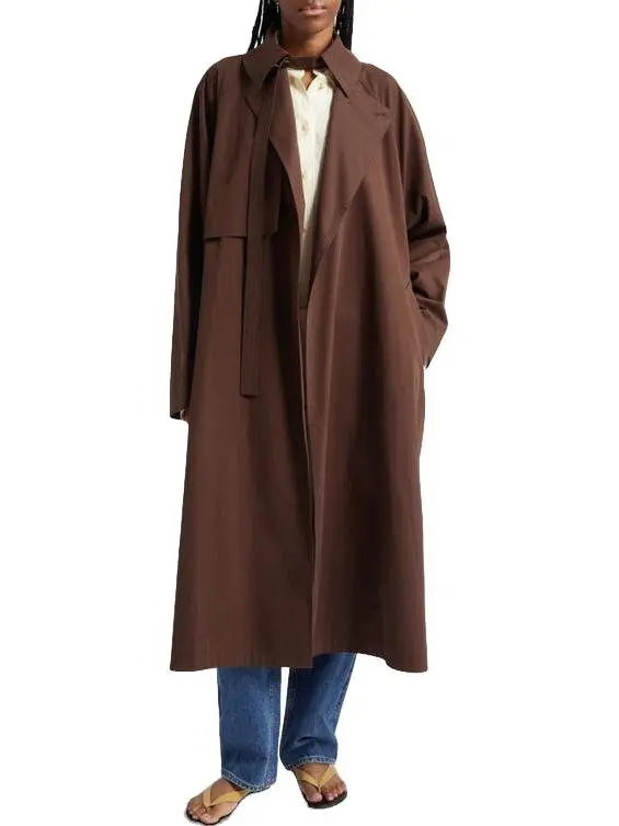Ossou Delta Trench Coat - Cedar