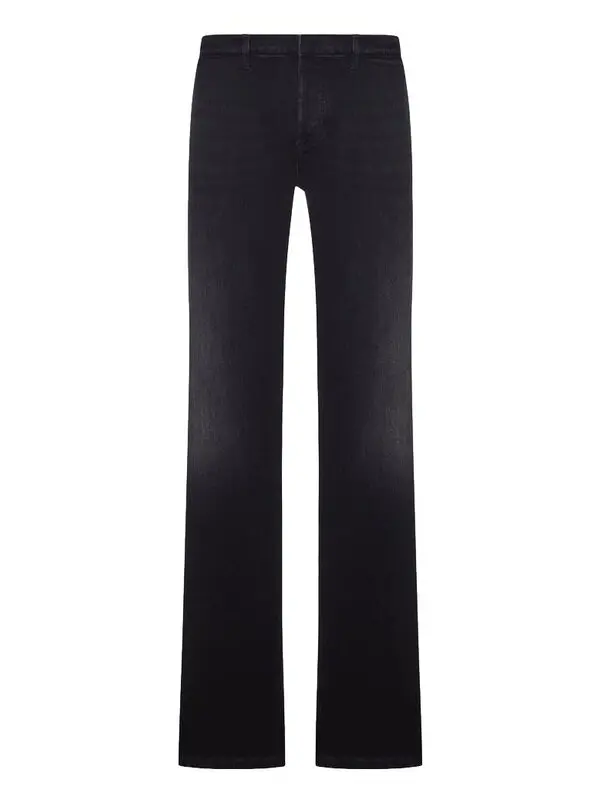 Gucci Stretch Cotton Denim Trousers - Black