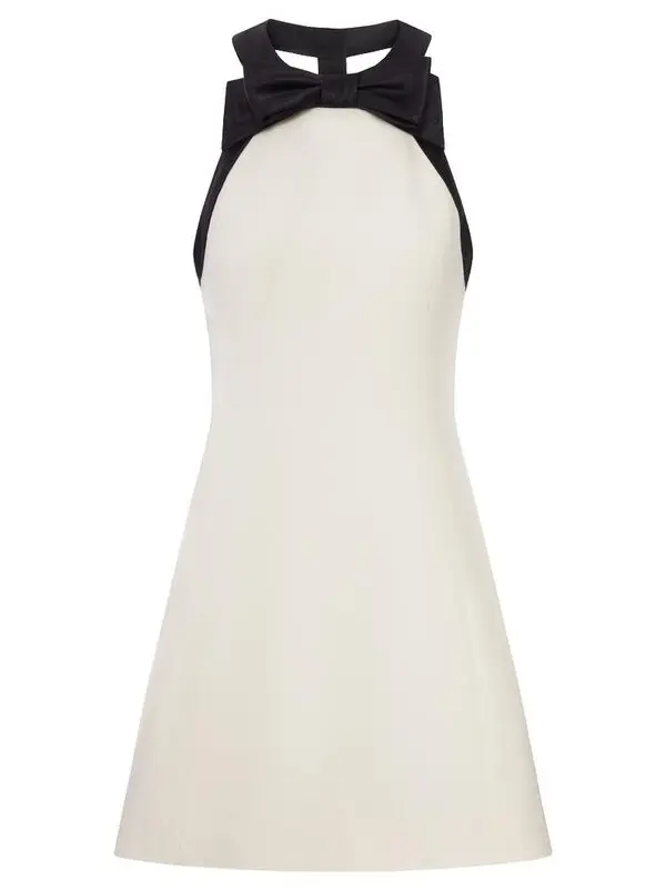 Valentino Garavani Crepe Couture Halterneck Dress - Multicolor
