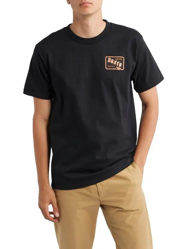 Brixton Emery Graphic T-shirt - Black