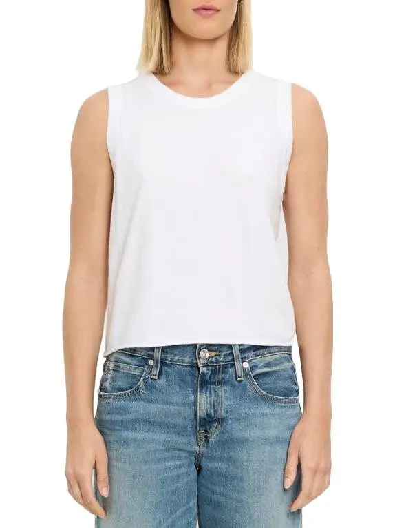 Michael Stars Junia Cotton Tank - White