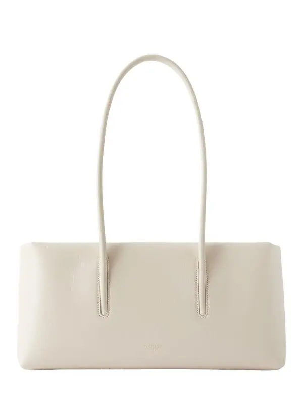 DEMELLIER The Stockholm Textured-leather Shoulder Bag - White