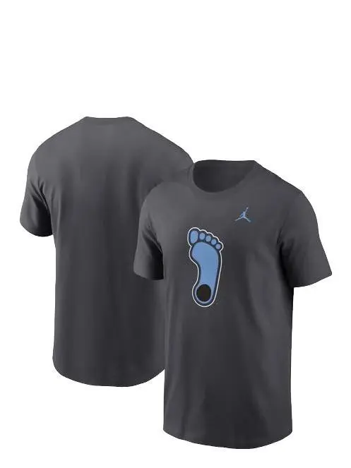 JORDAN BRAND North Carolina Tar Heels Primetime Alternate Logo T-shirt - Anthracite