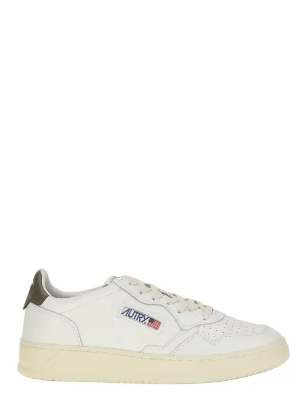 AUTRY Medalist Low Leather Sneakers - White