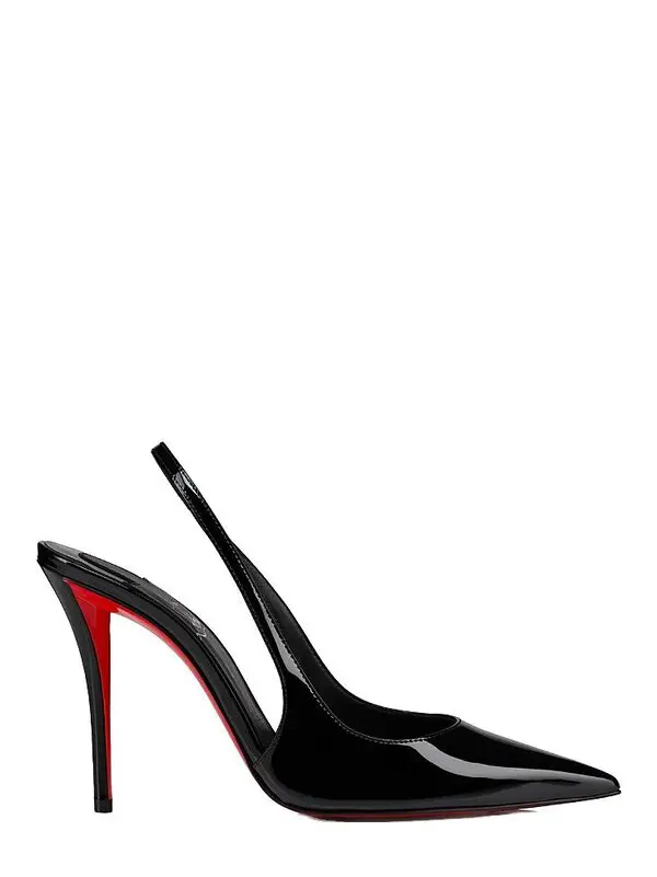 CHRISTIAN LOUBOUTIN Miss Z Sling Back Stiletto Pumps - Black