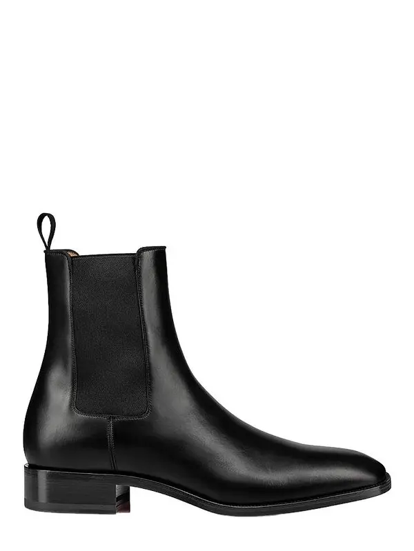 CHRISTIAN LOUBOUTIN Samson Chelsea Booties - Black