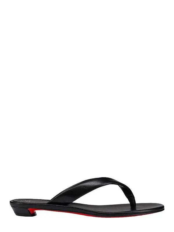 CHRISTIAN LOUBOUTIN Miss Z Thong Sandals - Black