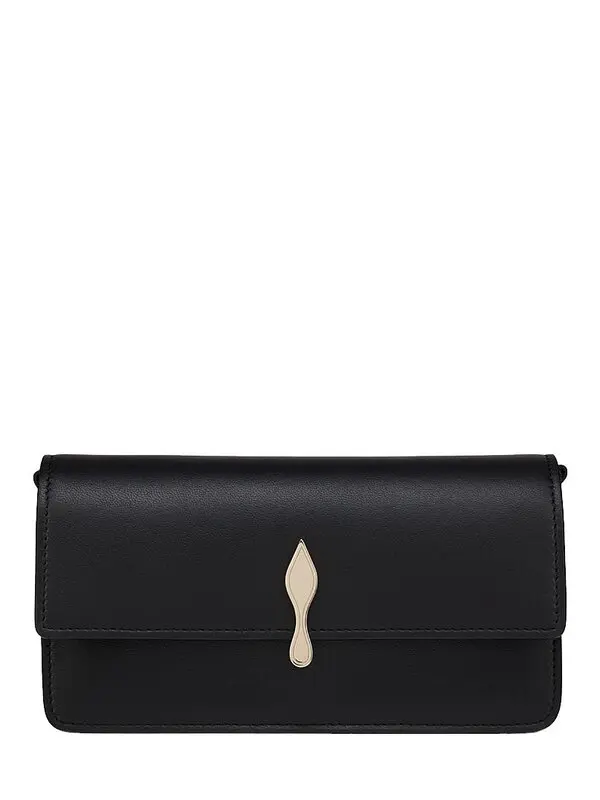 CHRISTIAN LOUBOUTIN Bettina Mini Bag With Webbing Strap - Black