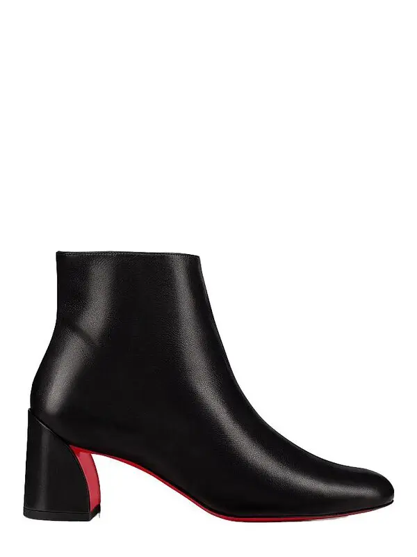 CHRISTIAN LOUBOUTIN Jane Booty Zip Up Ankle Boots - Black