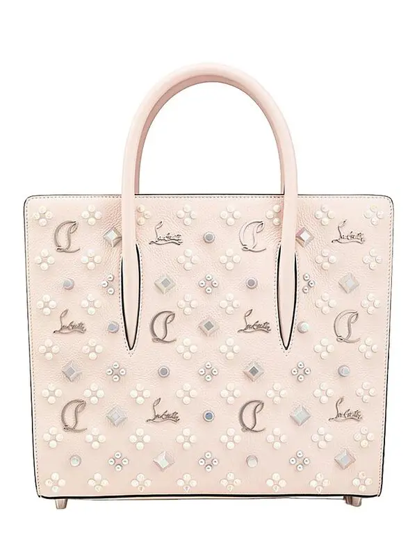 CHRISTIAN LOUBOUTIN Paloma Medium Handbag - Beige
