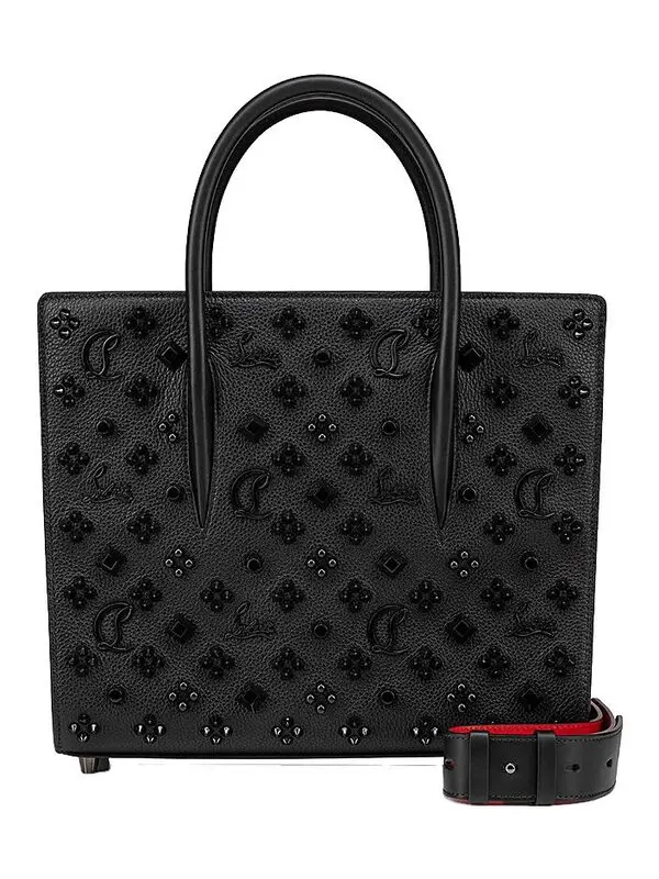 CHRISTIAN LOUBOUTIN Paloma Medium Handbag - Black