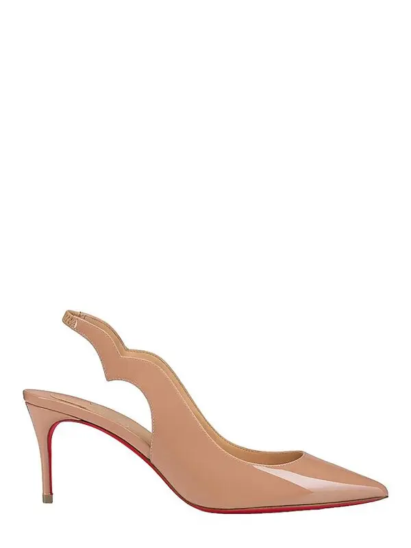 CHRISTIAN LOUBOUTIN Hot Chick Slingback Pumps - Beige