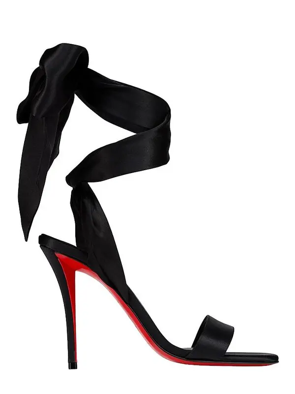 CHRISTIAN LOUBOUTIN Miss Z Du Desert Strappy Sandals - Black