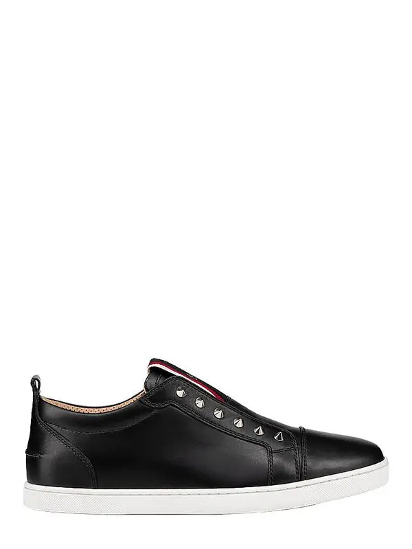 CHRISTIAN LOUBOUTIN F.a.v. Fique A Vontade Slip-on Sneakers - Black