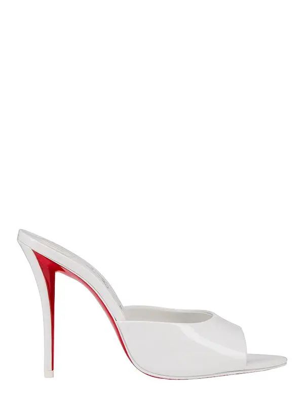 CHRISTIAN LOUBOUTIN Miss Z Mule Sandal - Bianco