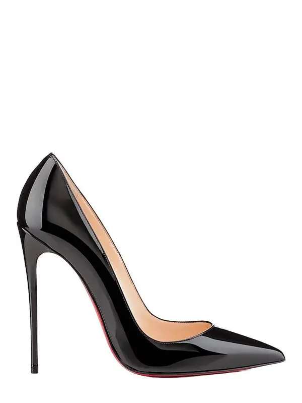 CHRISTIAN LOUBOUTIN So Kate 120mm Patent Calf Leather Pumps - Black