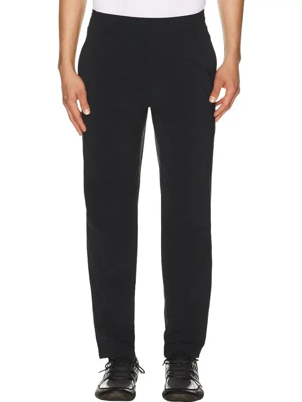 TRIBE AND TRUE Fit Pants In Black - Noirsilk