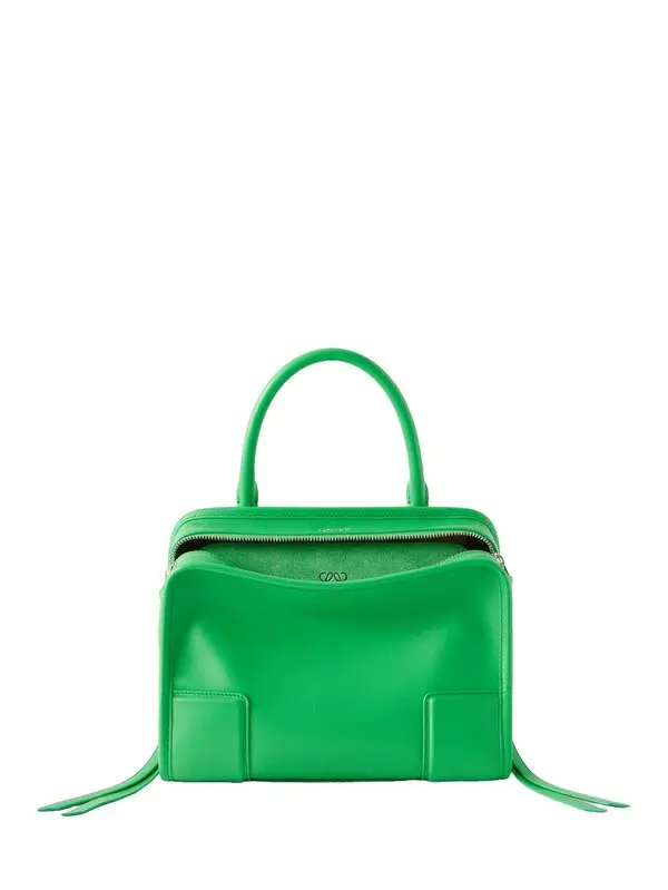 Loewe Amazona Small Leather Shoulder Bag - Green