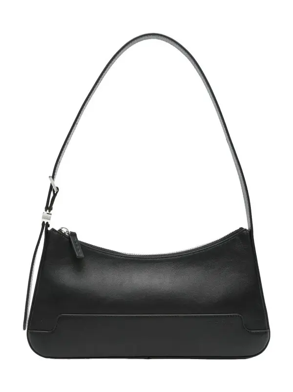 Marni Leather Shoulder Bag With Zip - Black
