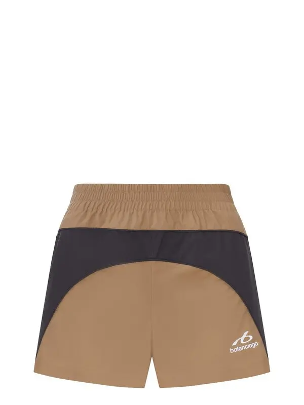 Balenciaga Soft Technical Fabric Shorts - Multicolor