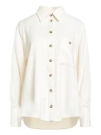 CARACTÈRE Viscose And Wool Shirt - White