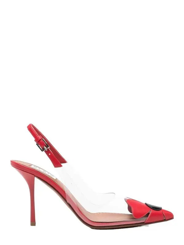 Alaïa Bloom Slingback Pumps - Red