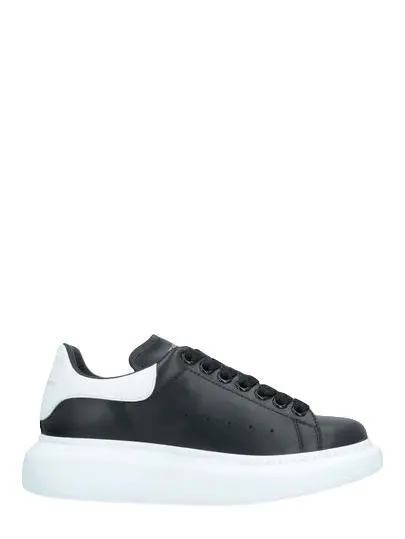 Alexander McQueen Soft Leather Sneakers - Black