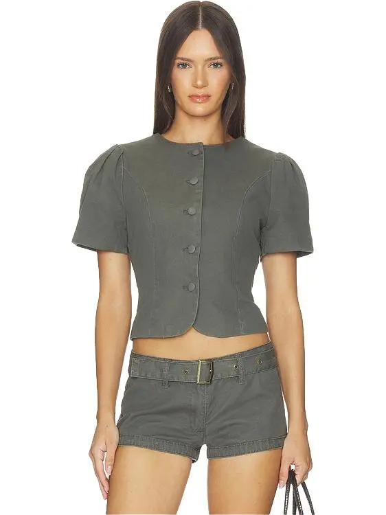 Lioness Femme Blouse - Moss