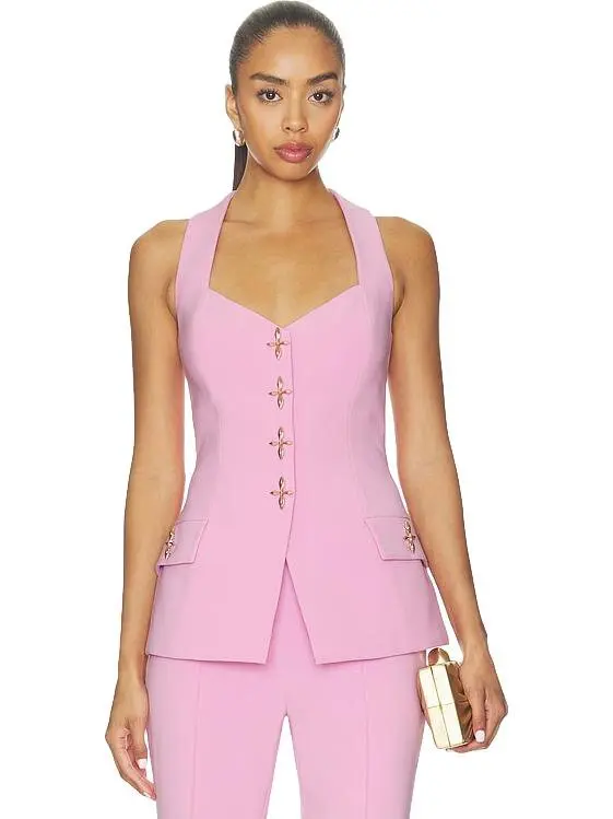 NADINE MERABI Zoe Waistcoat - Pink
